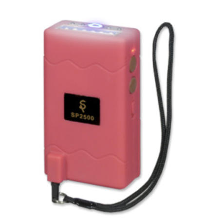 Taser Tiger Stun avec lampe rose : 2 500 000V